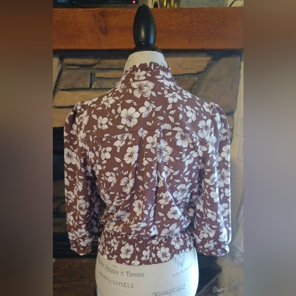 Monteau | Tops | Monteau Los Angeles Wrap Blouse | Poshmark
